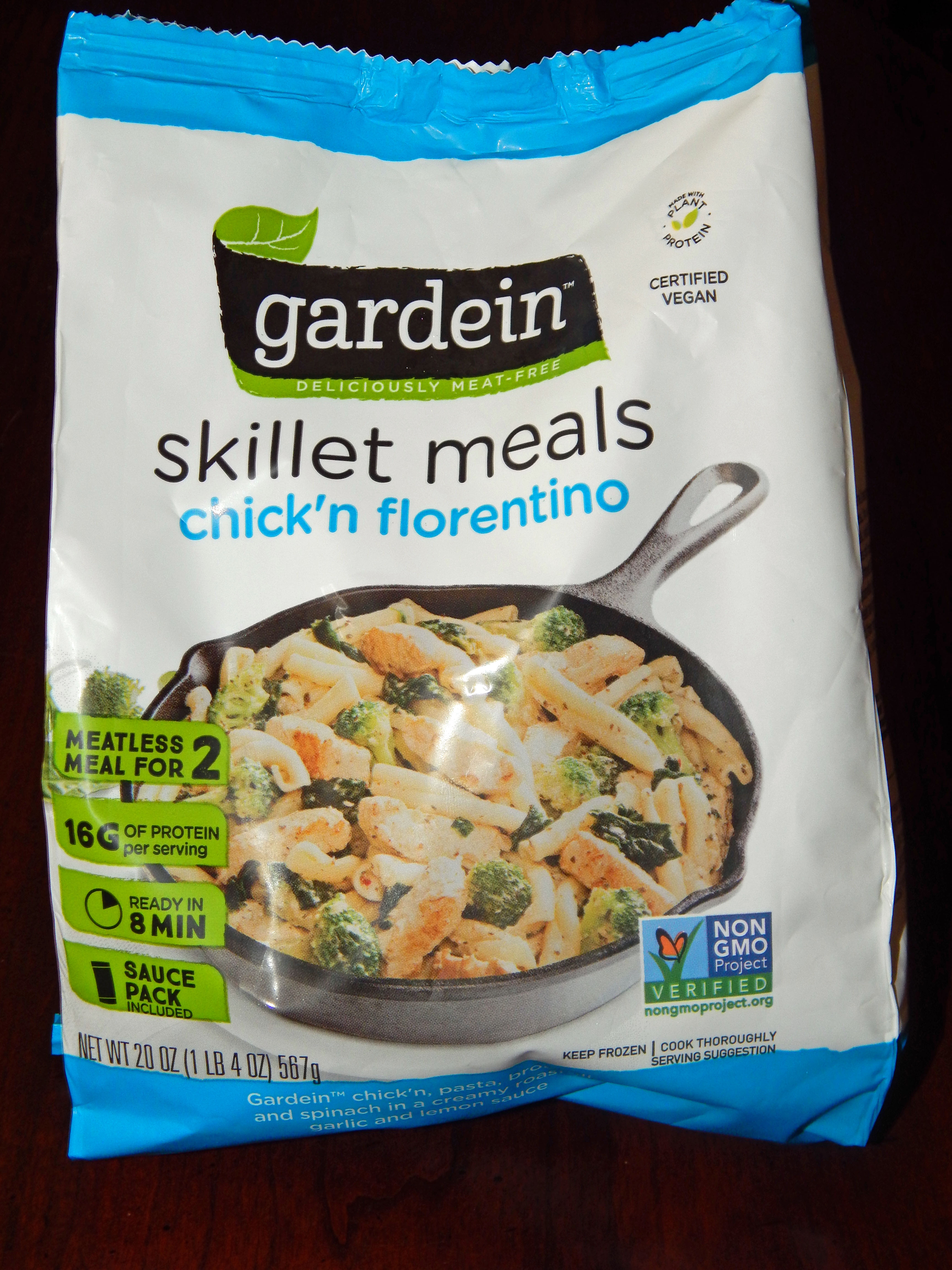 Gardein Skillet Meals: Chick’n Florentino – VegCharlotte
